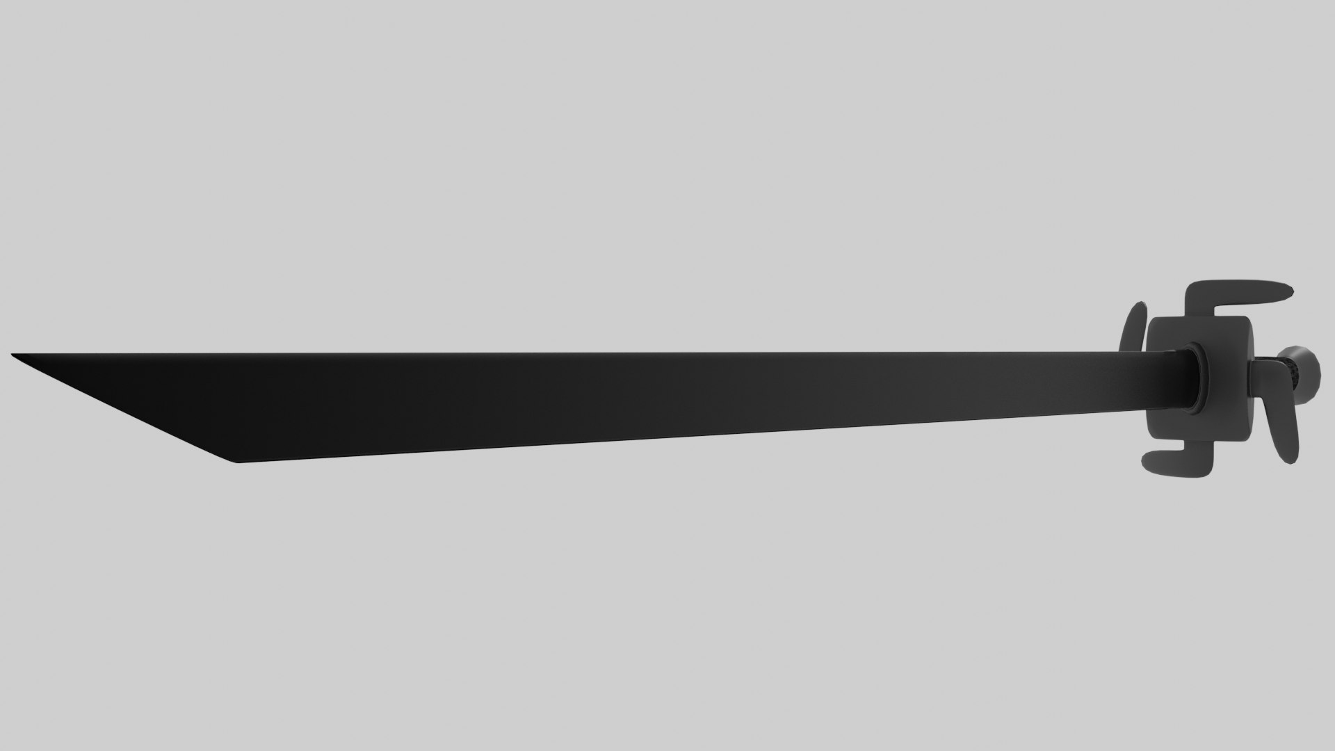 Black sword 3D model - TurboSquid 1544438