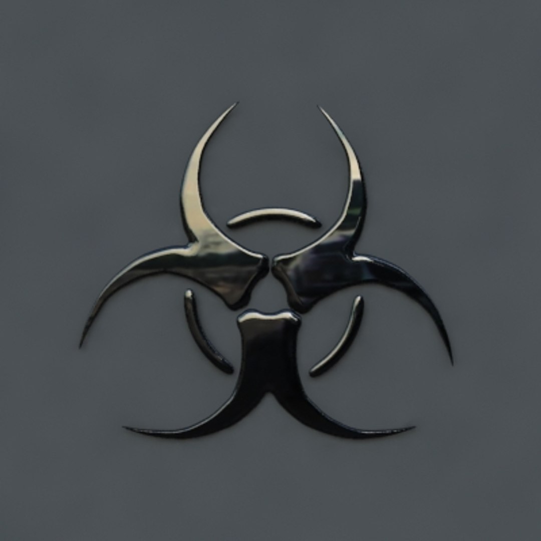 hazmat logo 3d model