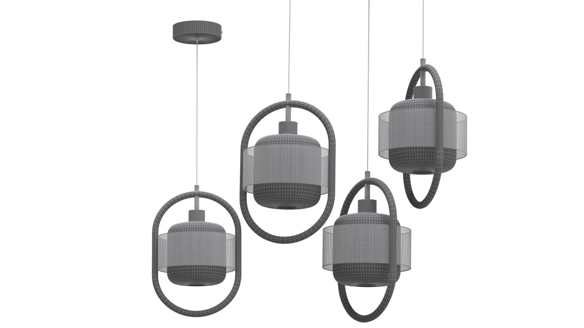 3D Hanging lamp Mossen Lampatron model - TurboSquid 1774189