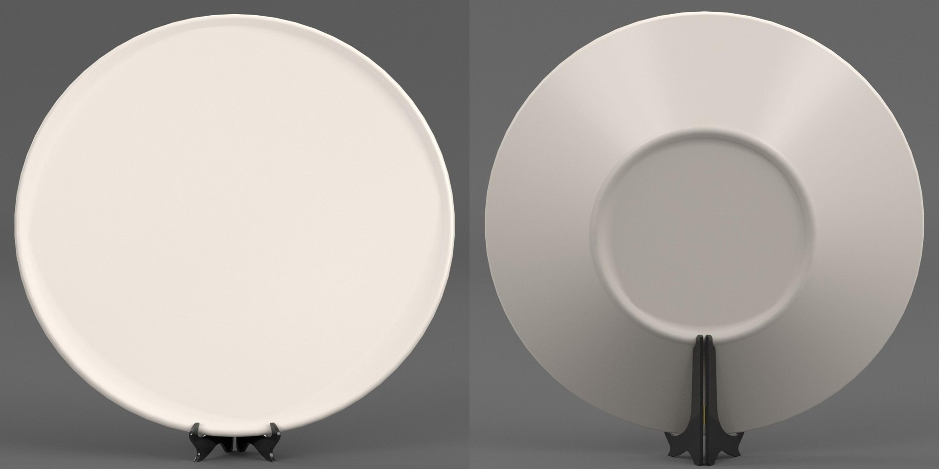Plate On Holder Stand For Display 3D Model - TurboSquid 2000003