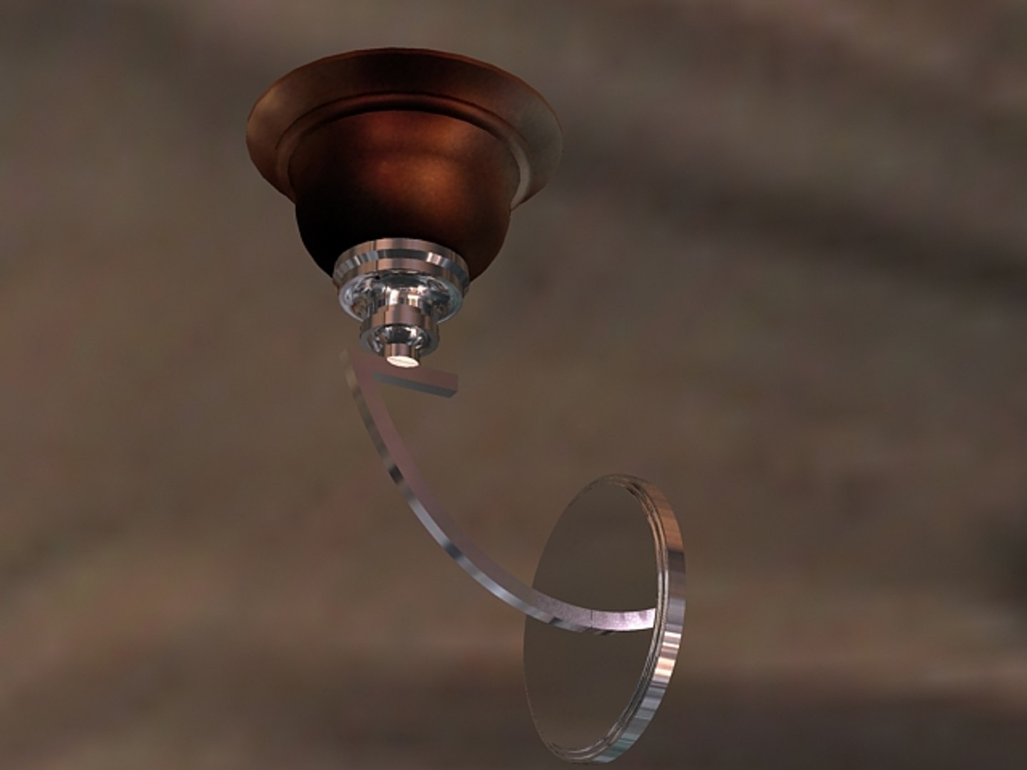 3ds Max B Wall Light