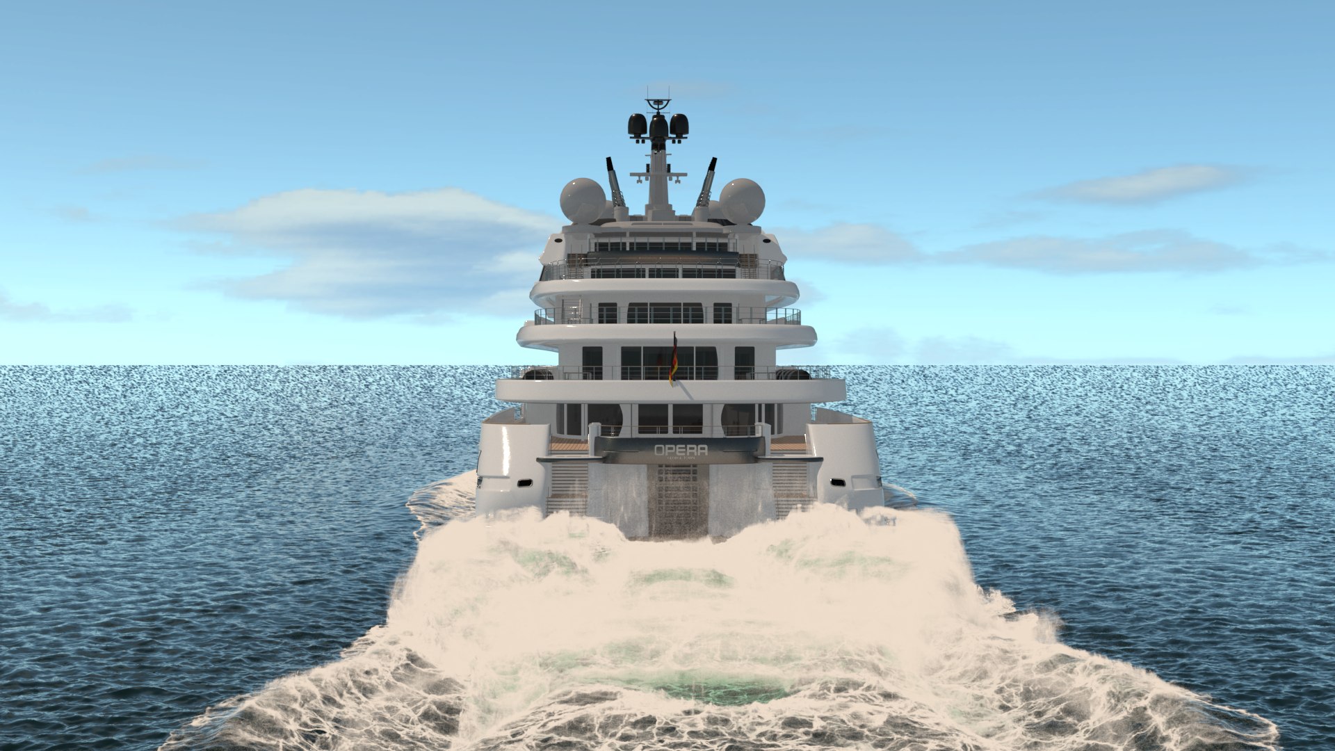 3D Lurssen Opera Yacht Dynamic Simulation - TurboSquid 1977051