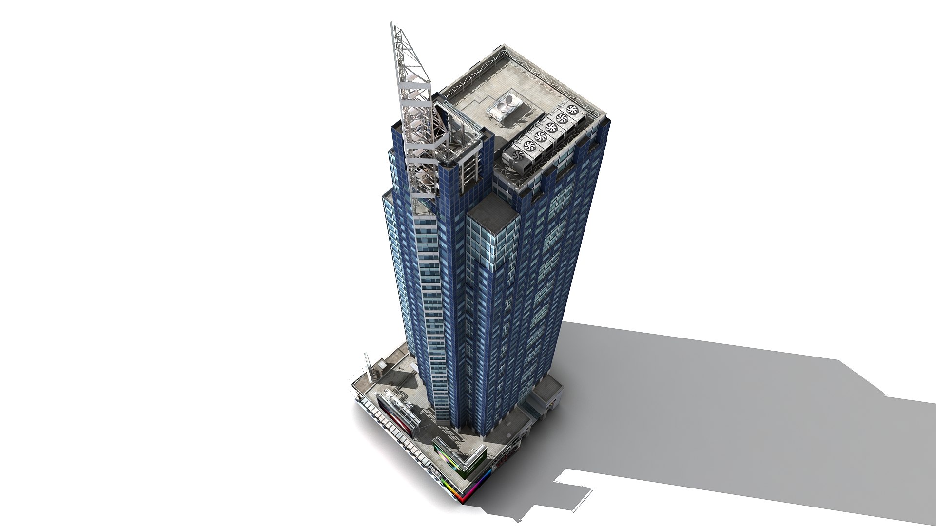 1540 Broadway Bertelsmann Building 3D Model - TurboSquid 2144611