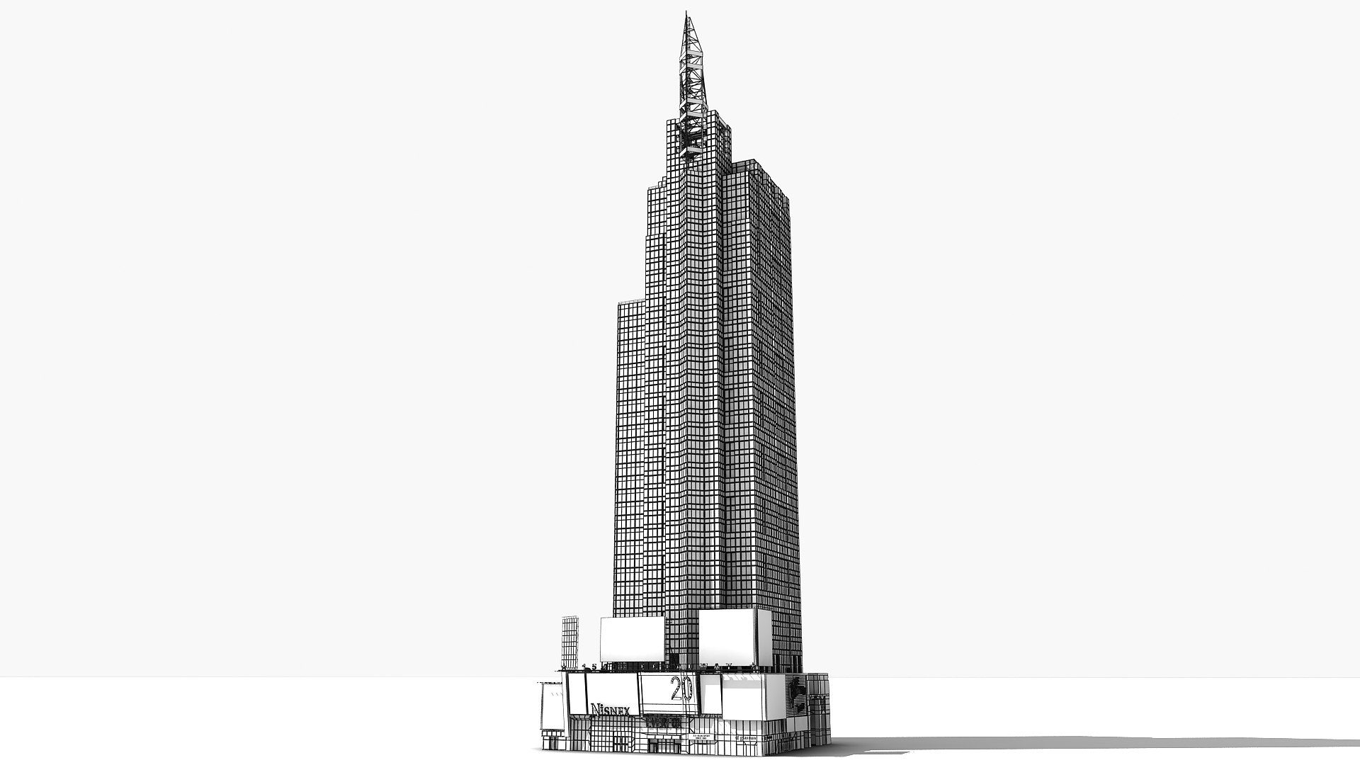 1540 Broadway Bertelsmann Building 3D Model - TurboSquid 2144611