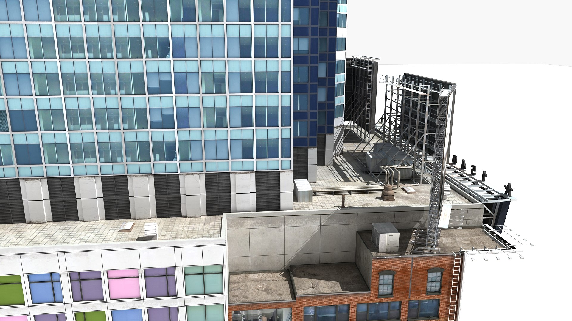 1540 Broadway Bertelsmann Building 3D Model - TurboSquid 2144611