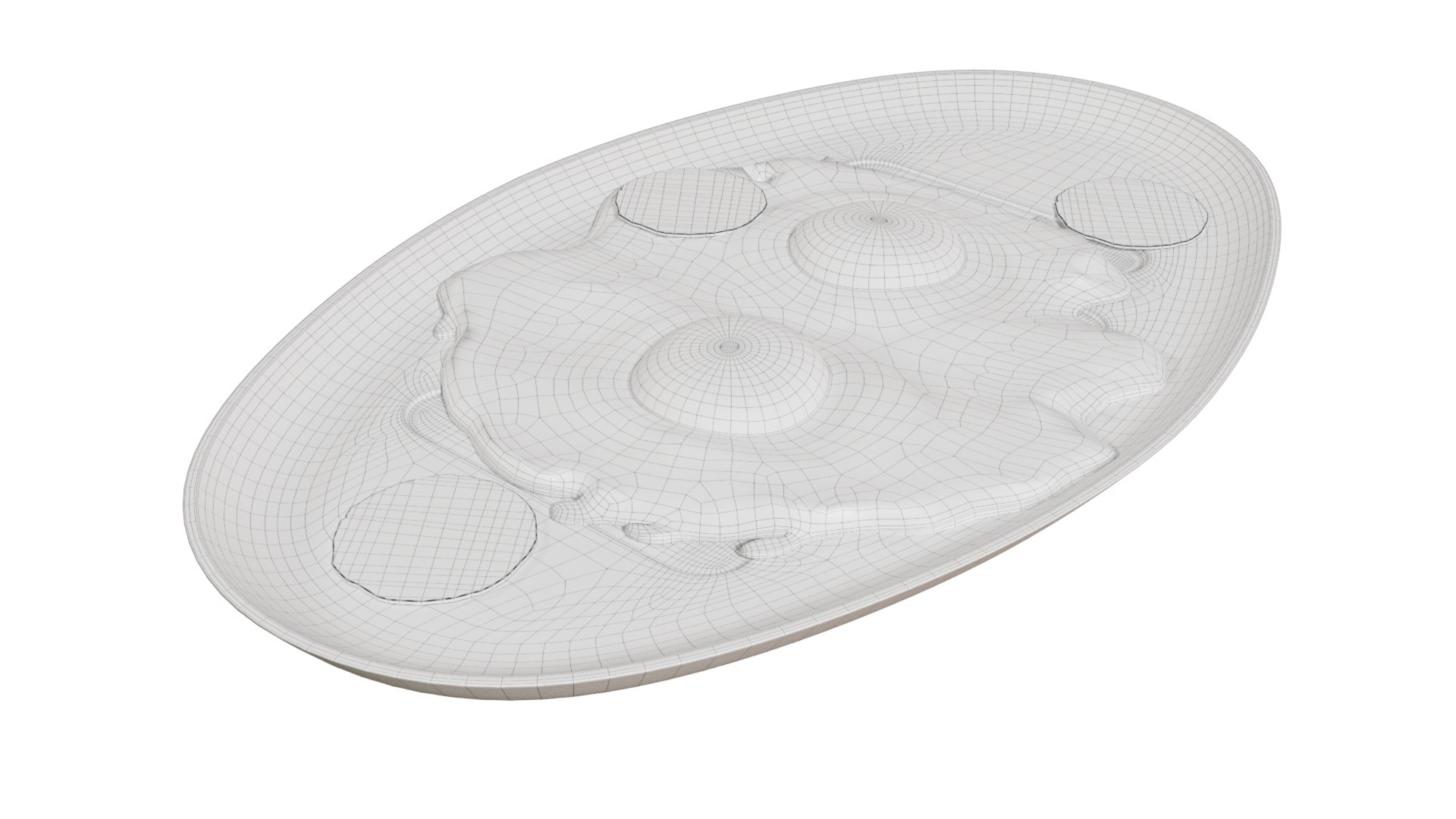 Egg Plate 3D Model - TurboSquid 2267048