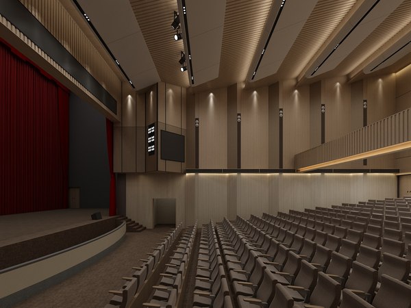 modelo 3d Conference Hall 2 - TurboSquid 2044823