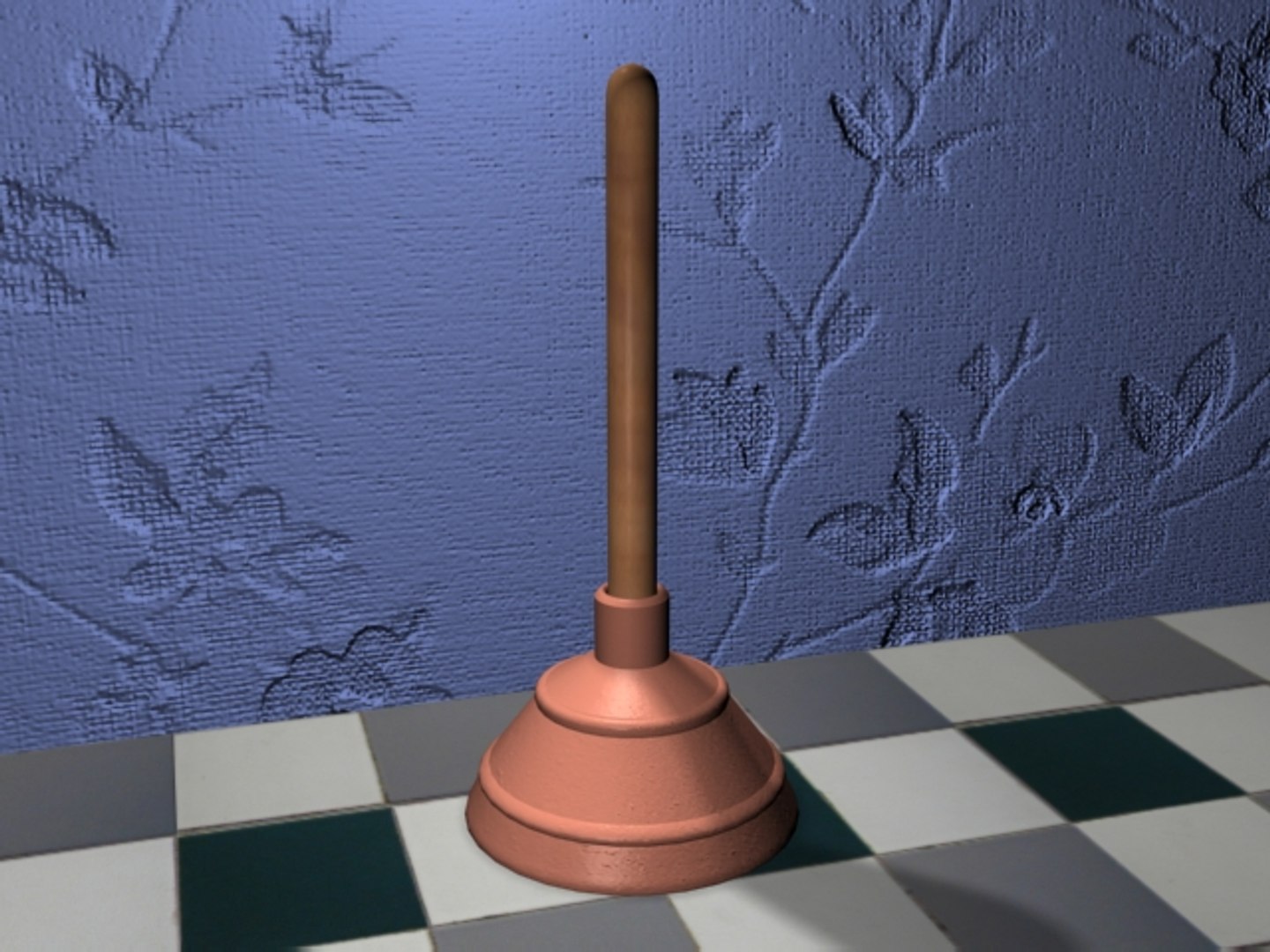 Plunger 3d Max