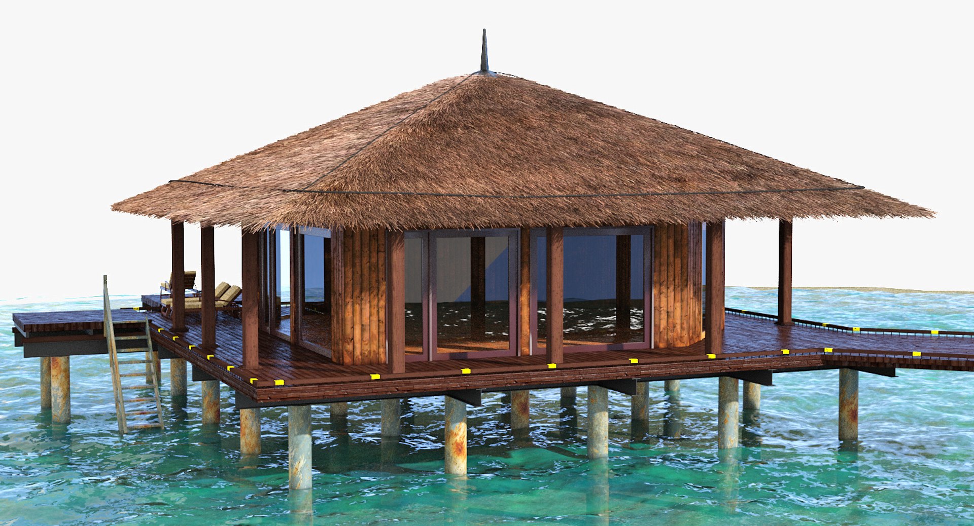 Resort Huts 3d Max
