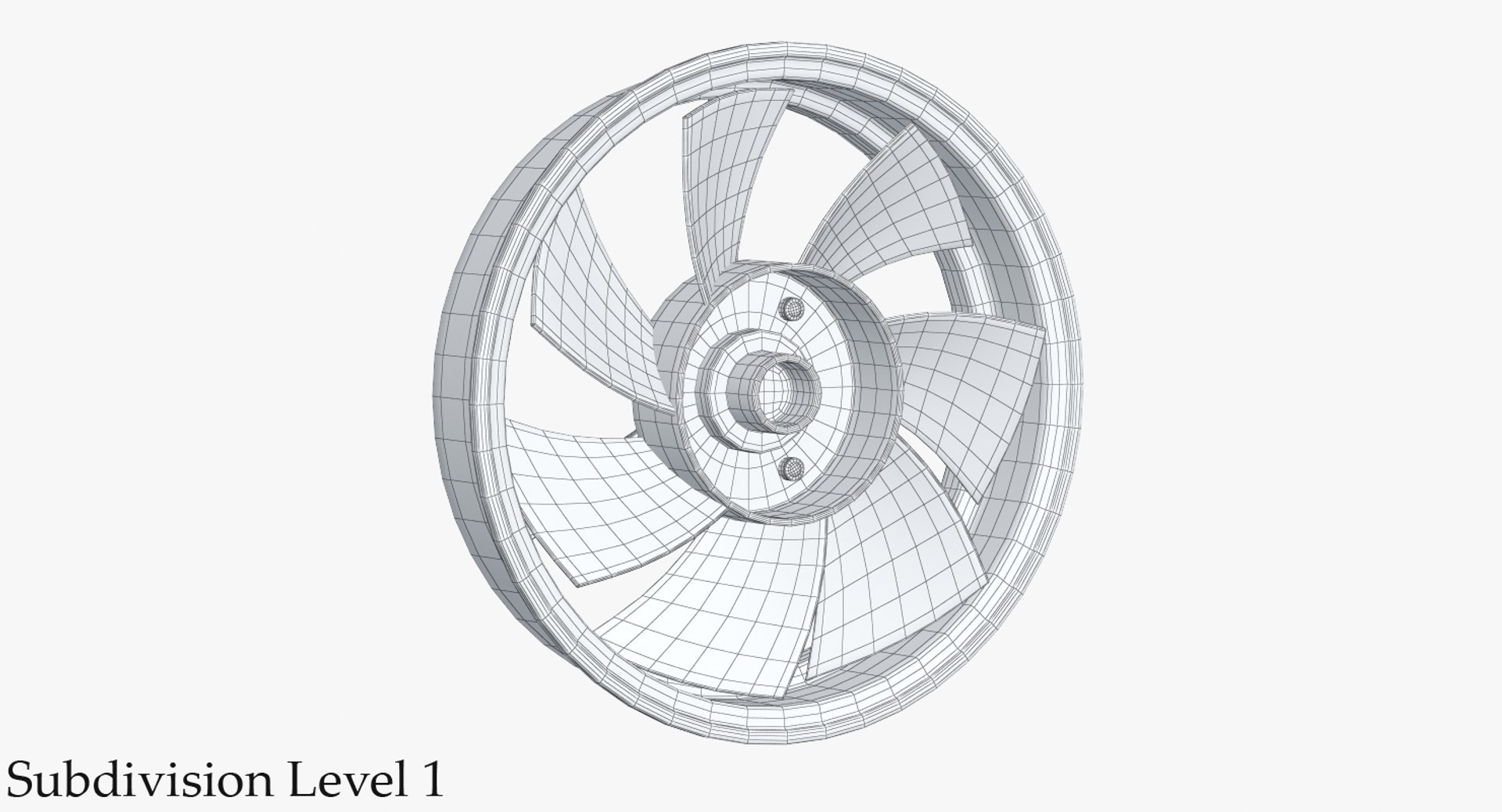 3D Small Ventilation Fan 1 Model - TurboSquid 1345565
