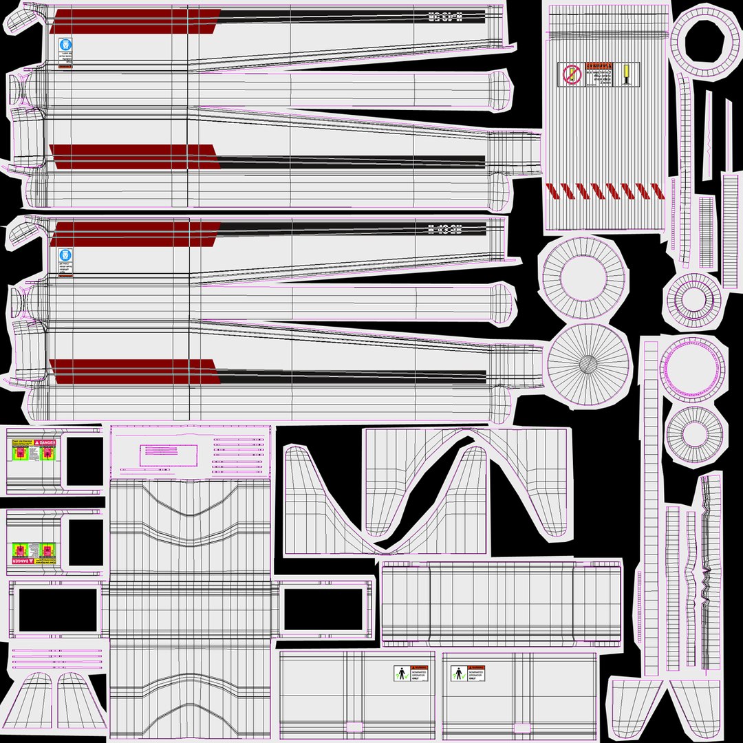 3D Model Concrete Pump Structure - TurboSquid 1917966