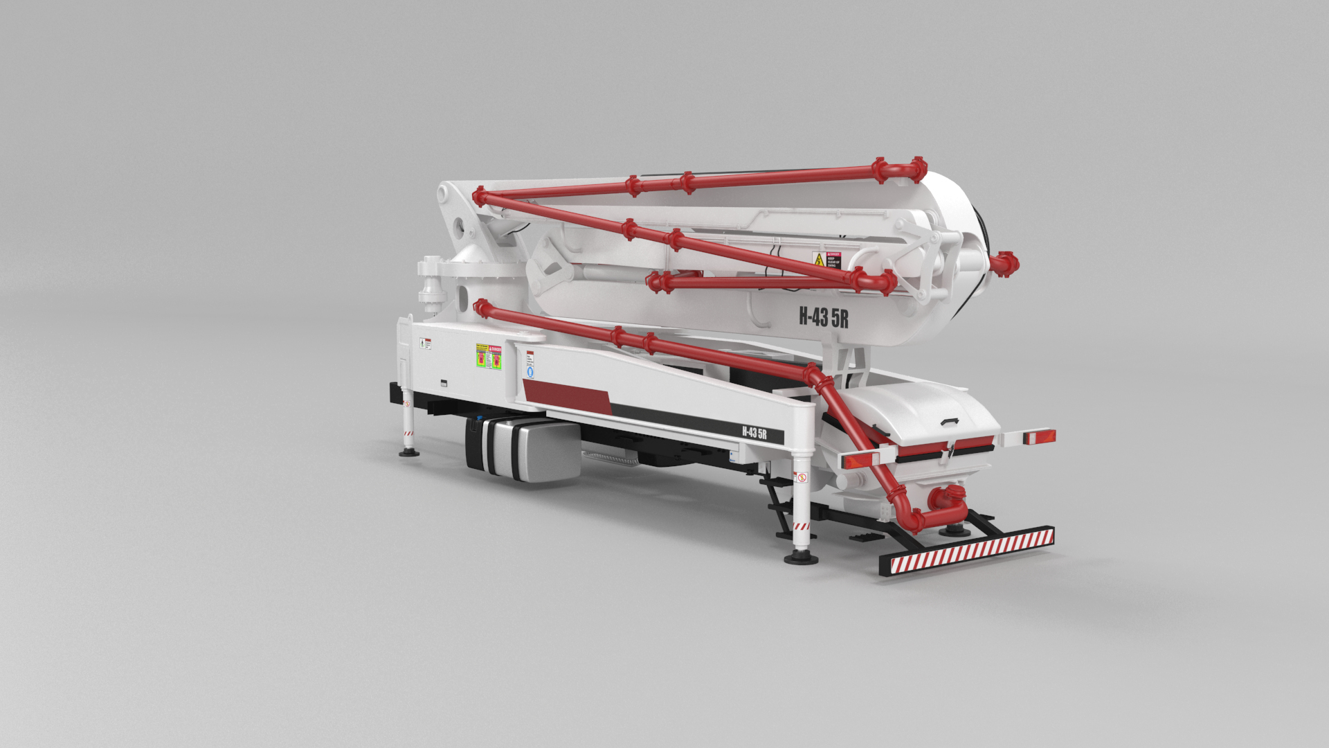 3D Model Concrete Pump Structure - TurboSquid 1917966