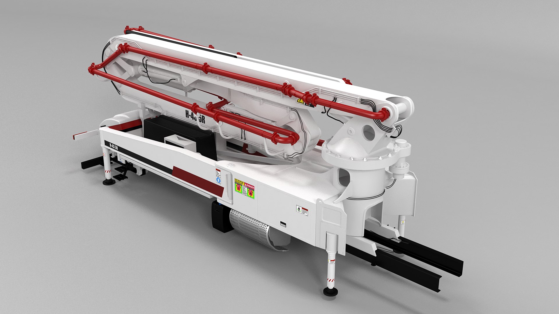 3D Model Concrete Pump Structure - TurboSquid 1917966