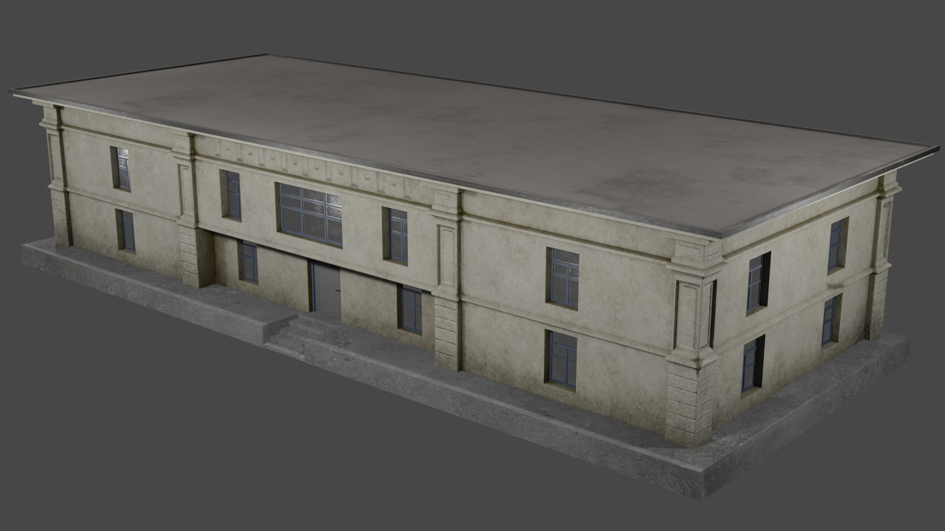 Abandoned hospital 3D model - TurboSquid 2048111
