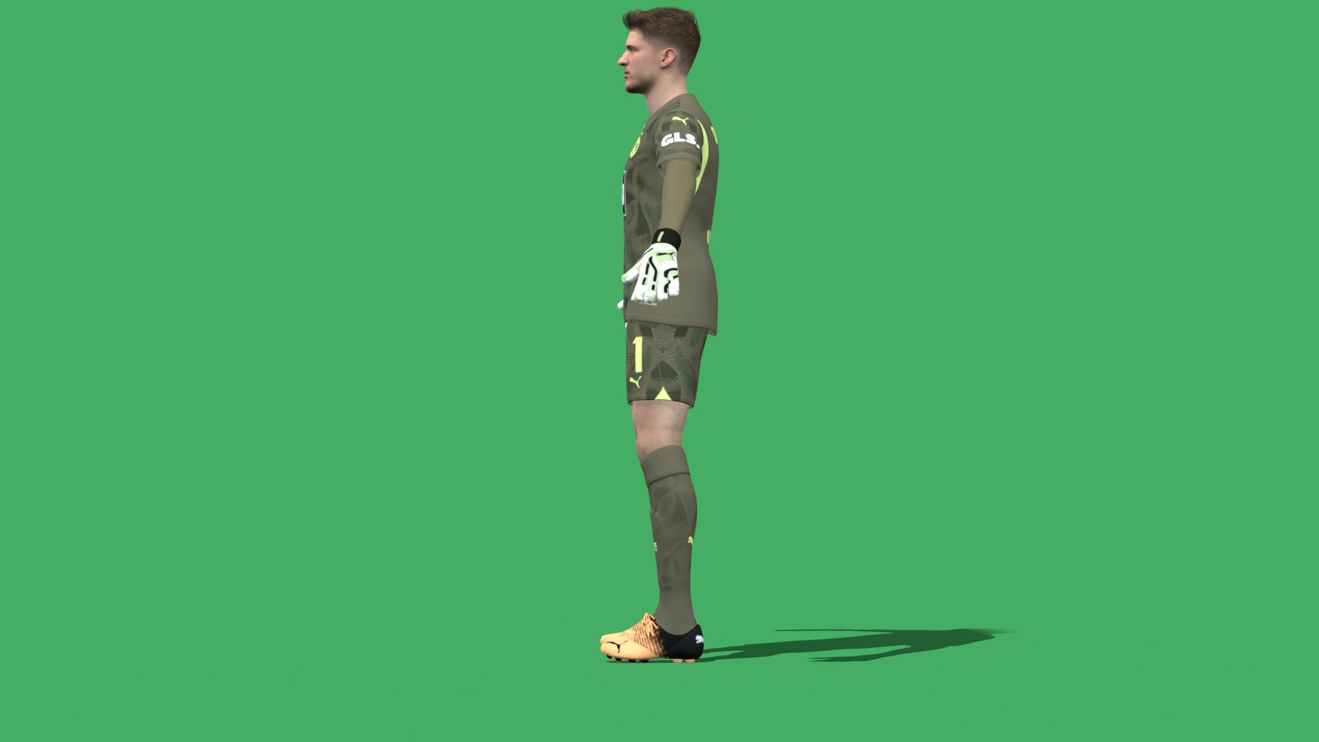 3D Model 3D Rigged Gregor Kobel Dortmund 2025 - TurboSquid 2394587