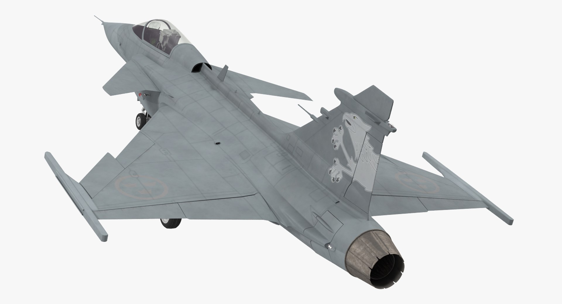 3d Model Saab Jas 39 Gripen