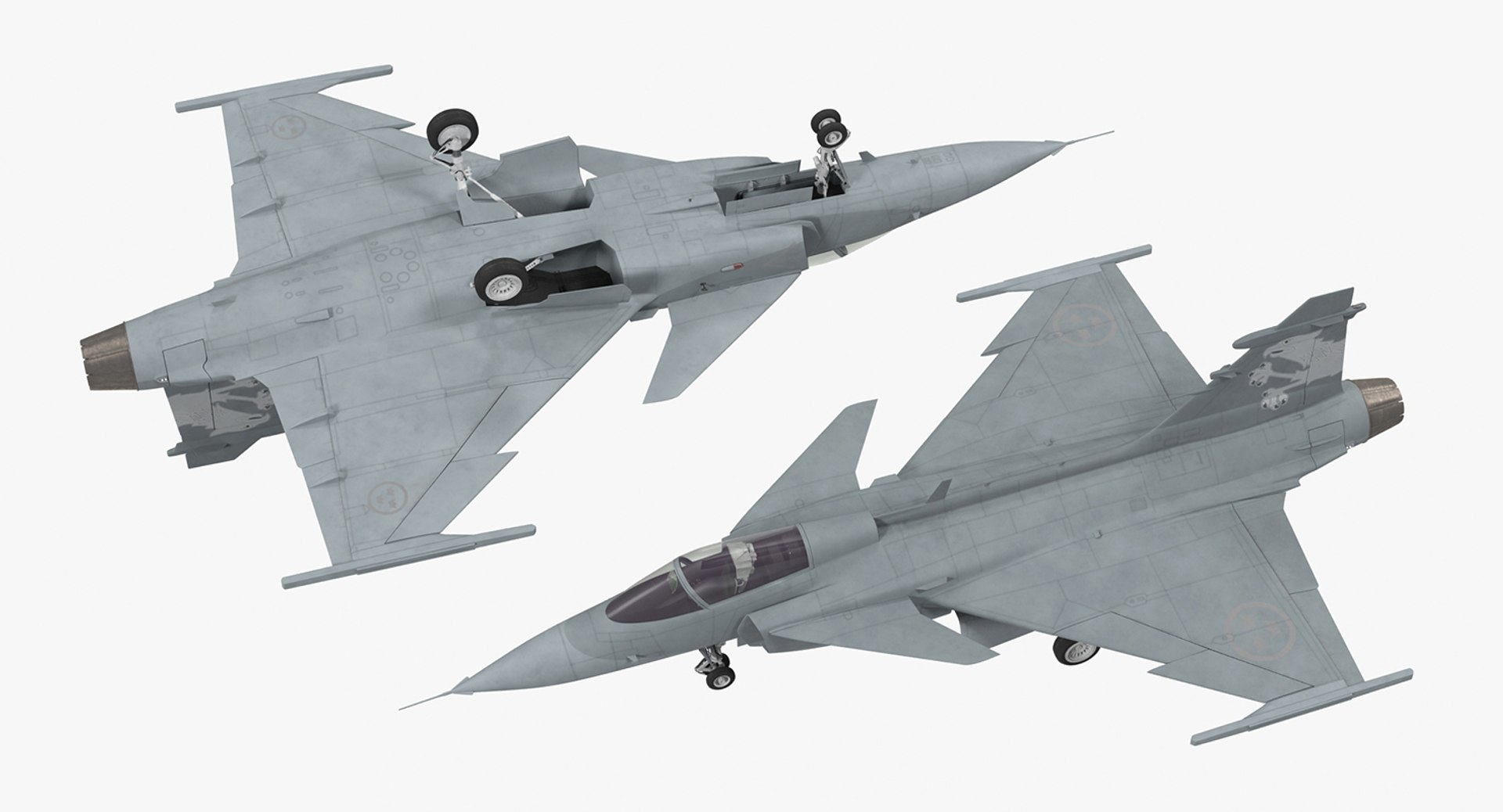 3d Model Saab Jas 39 Gripen