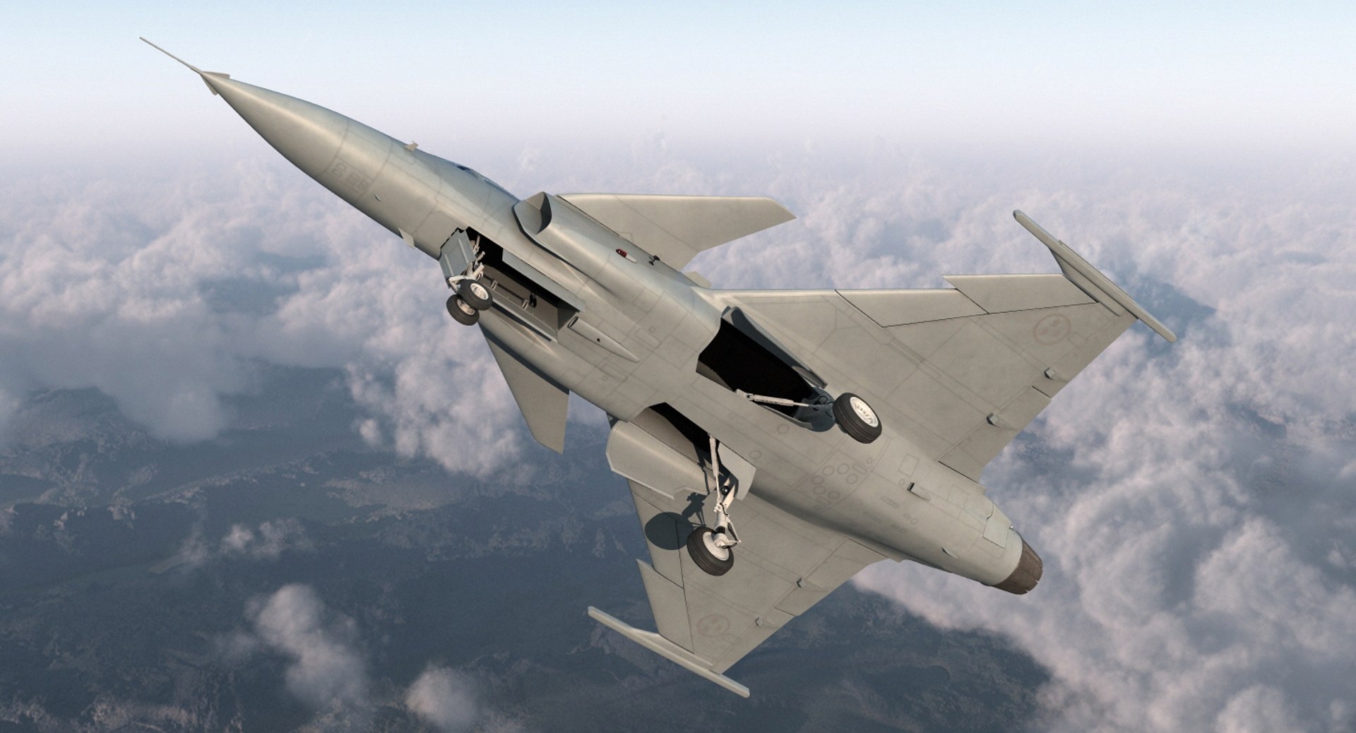 3d Model Saab Jas 39 Gripen