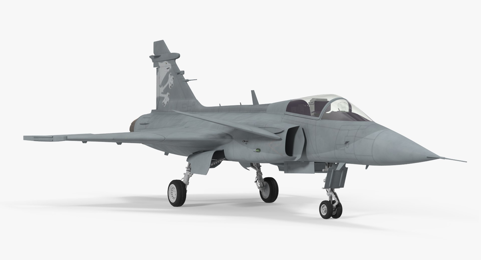 3d Model Saab Jas 39 Gripen