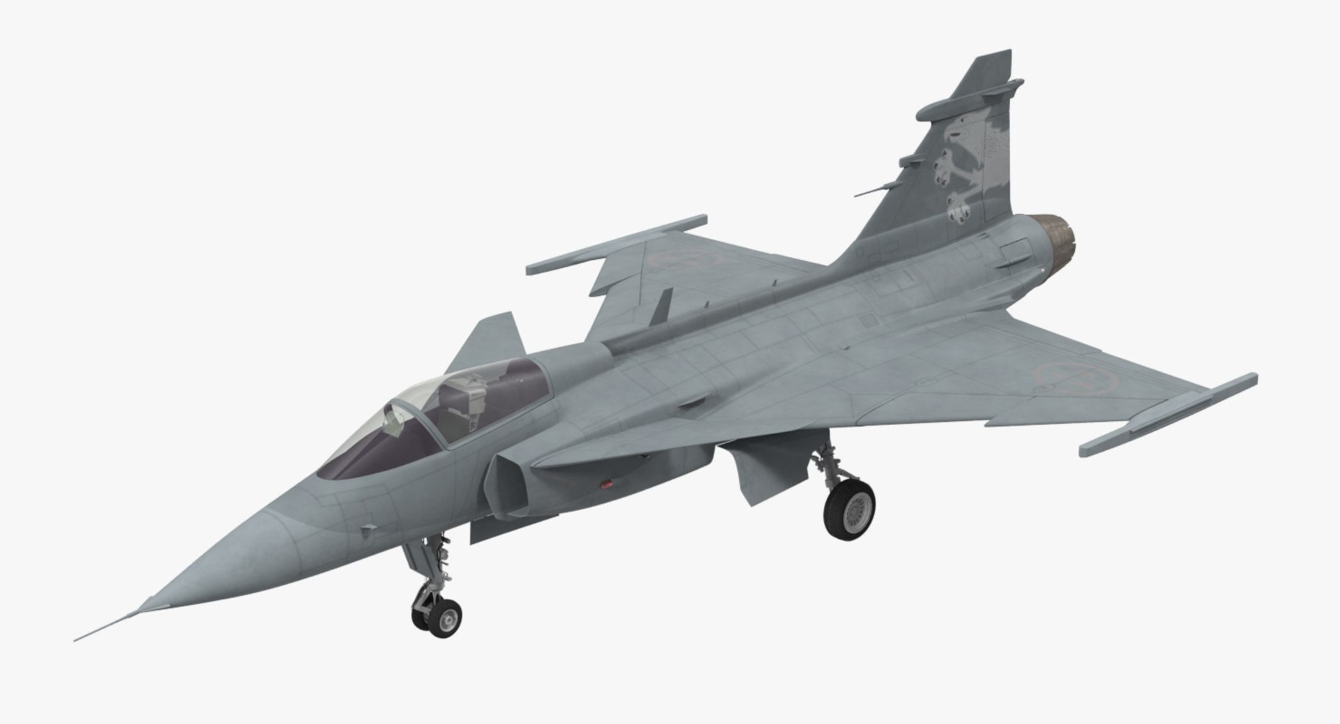 3d Model Saab Jas 39 Gripen