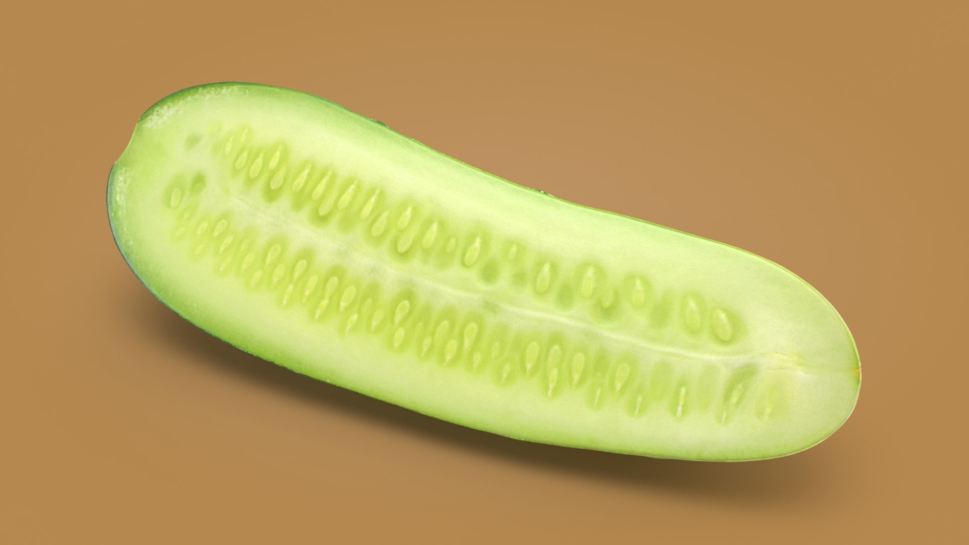 modelo 3d Half Cucumber 01 - TurboSquid 2059466