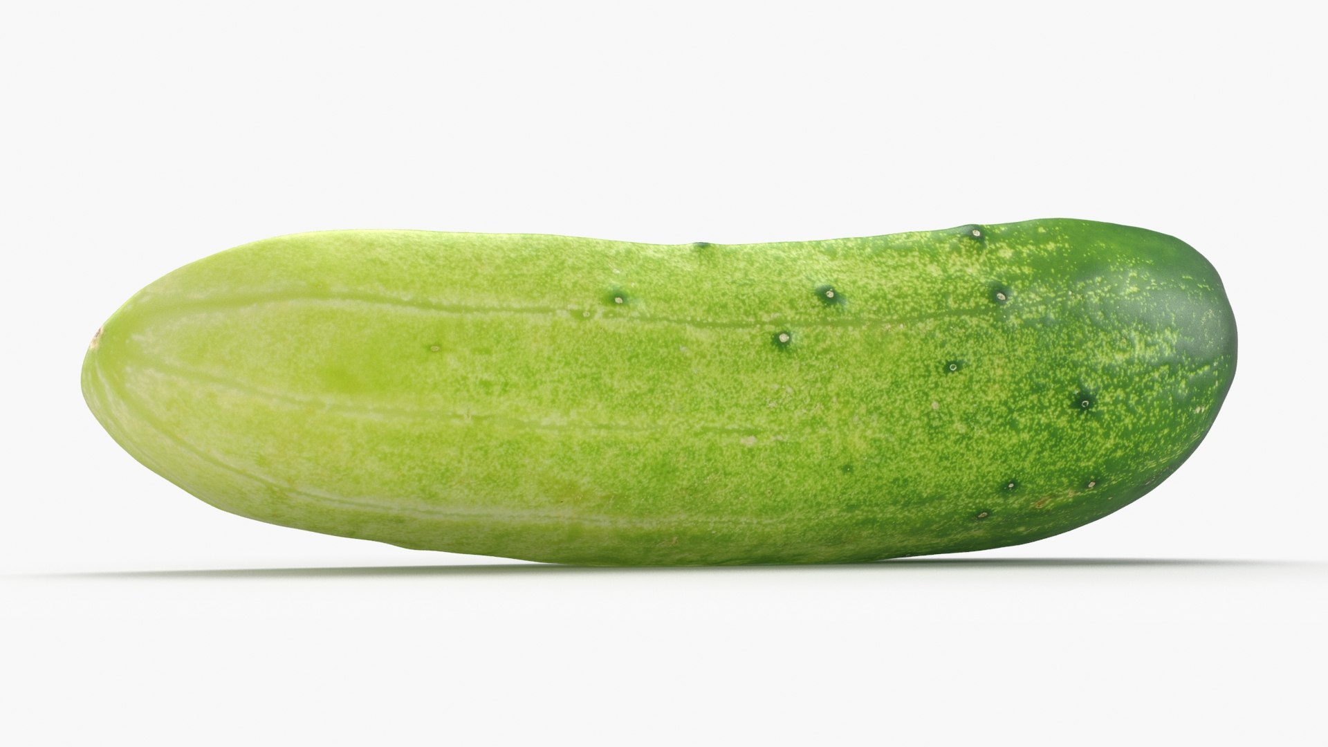 3D Half Cucumber 01 - TurboSquid 2059466