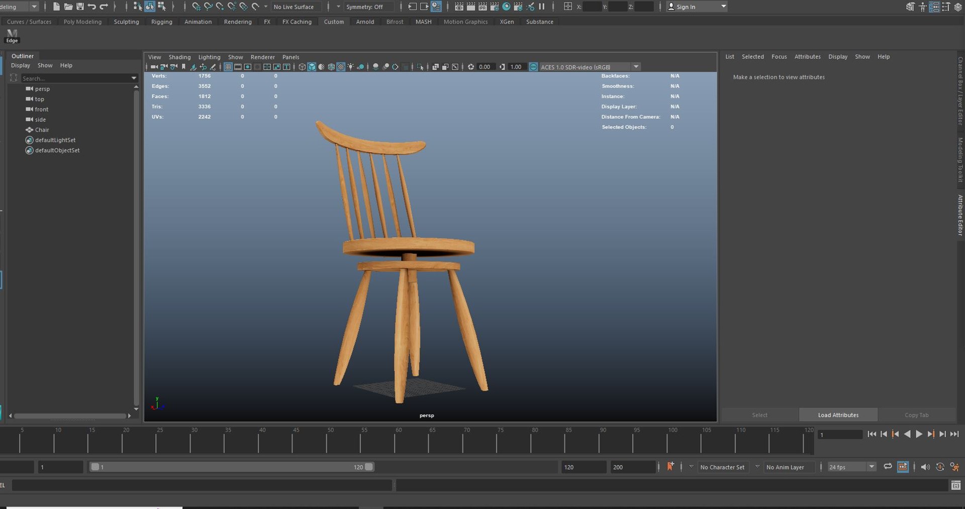 Modern Chair 3D Model AR VR 3D model - TurboSquid 1969998