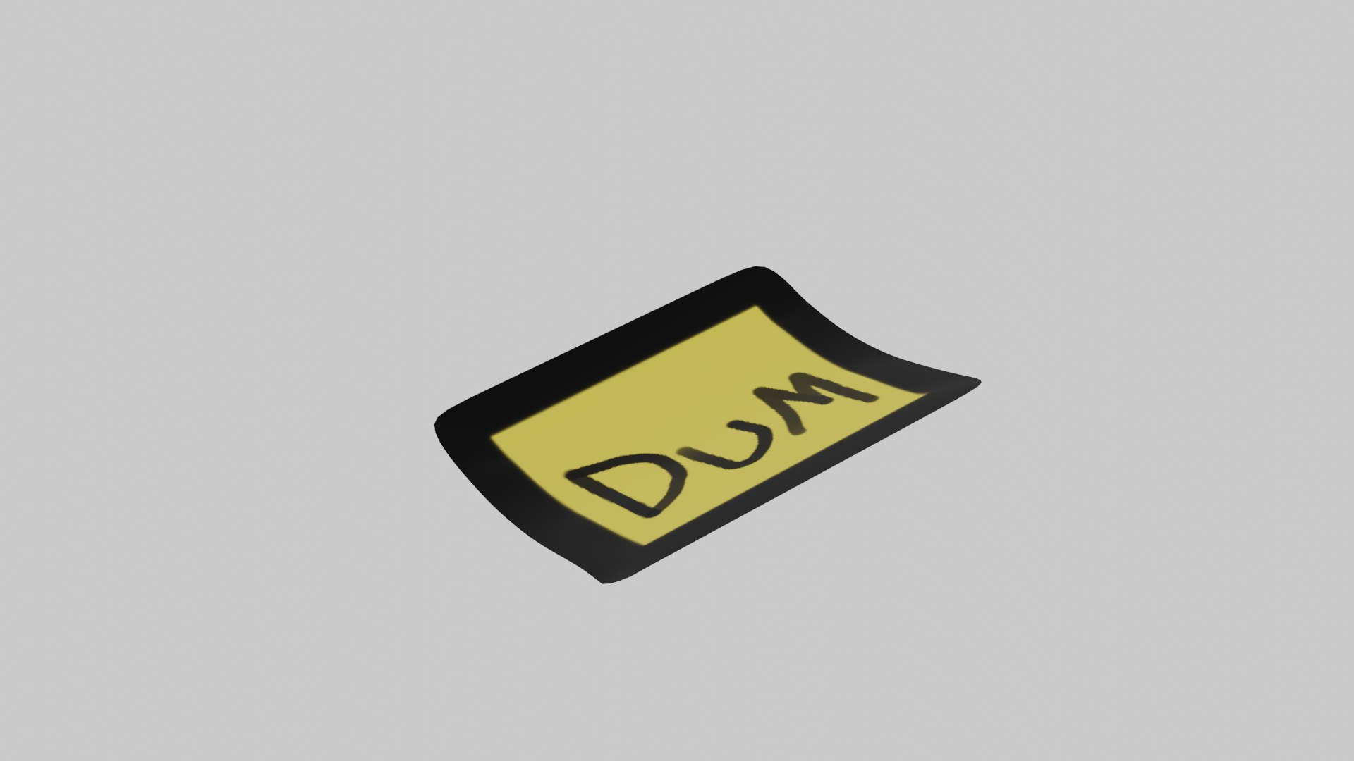 Free 3D Model Dum Sticky Note - TurboSquid 2018340