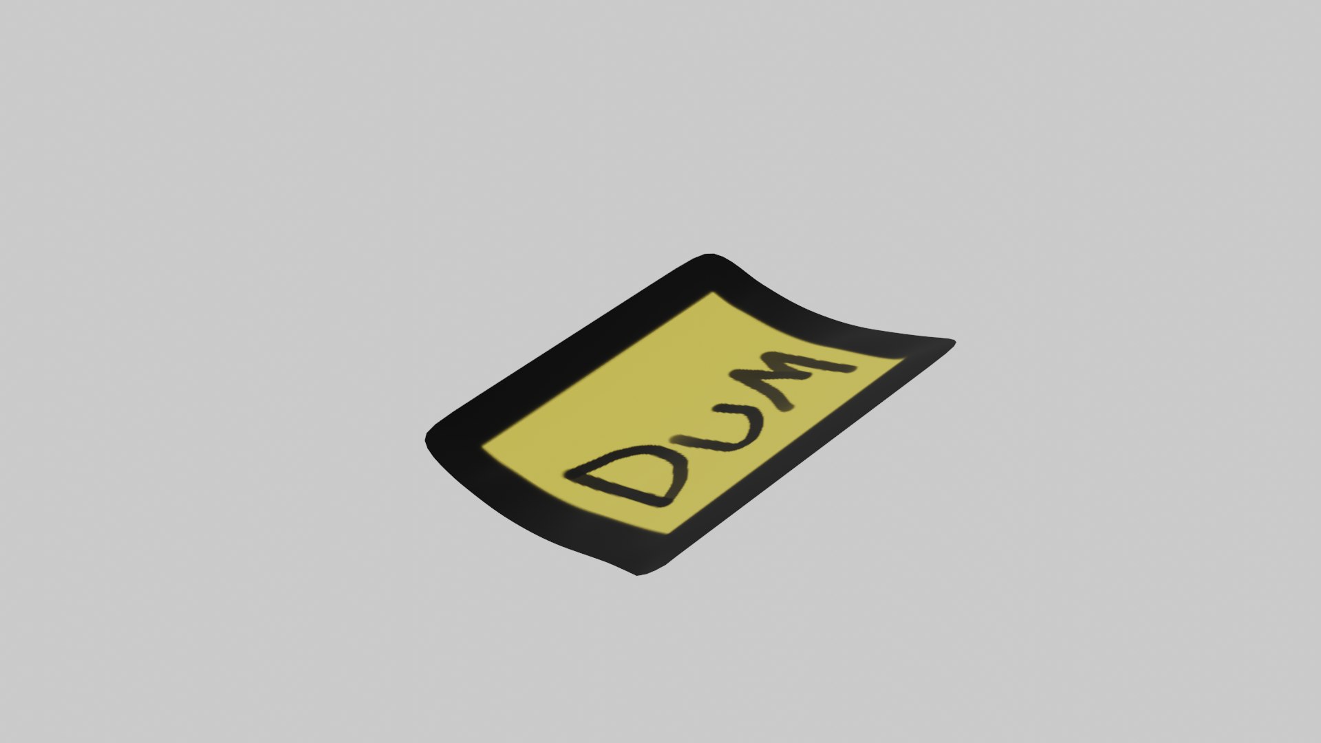 Free 3D Model Dum Sticky Note - TurboSquid 2018340