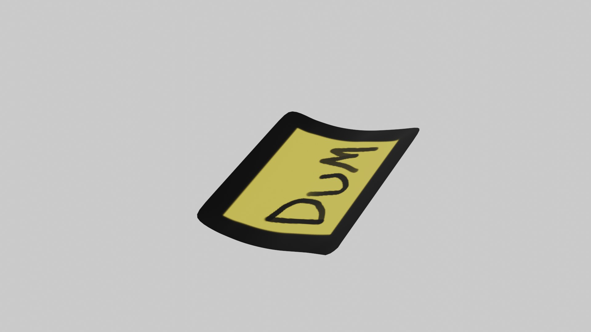 Free 3D Model Dum Sticky Note - TurboSquid 2018340