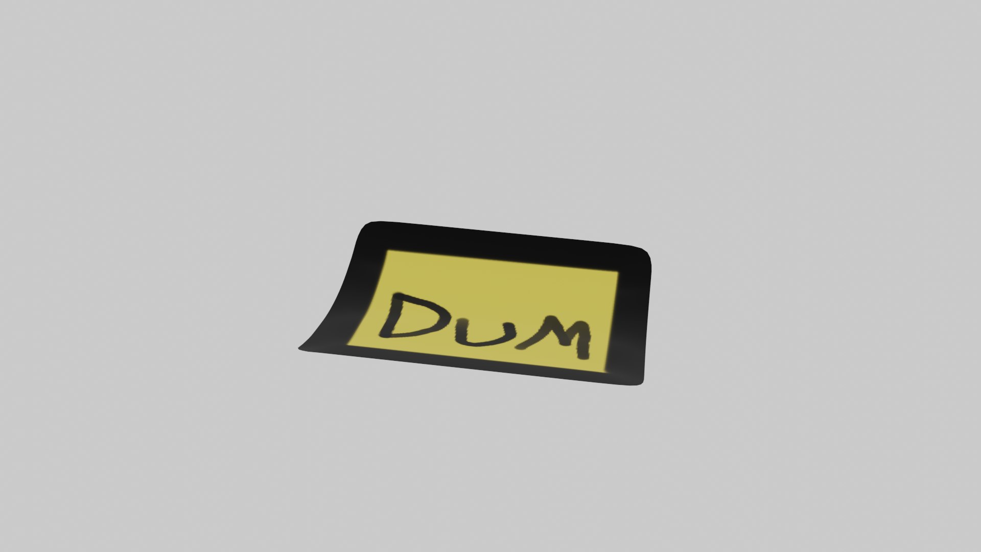 Free 3D Model Dum Sticky Note - TurboSquid 2018340