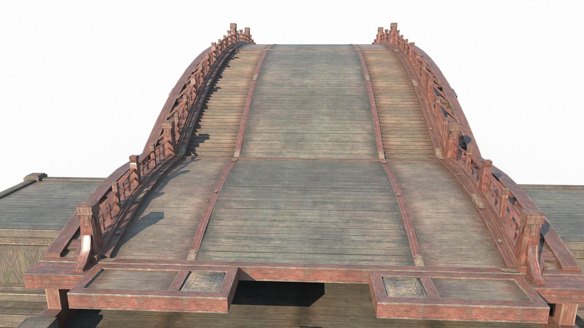 Ancient Floating Bridge 3D Model - TurboSquid 2067967