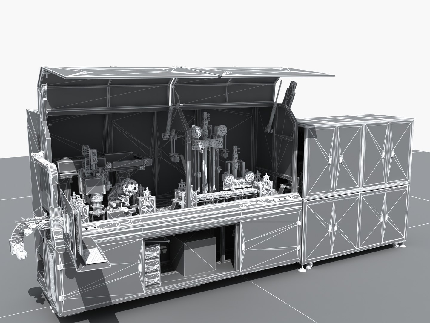 3D Industrial Equipment 16 - Fully Automatic Cutting And Detection ...