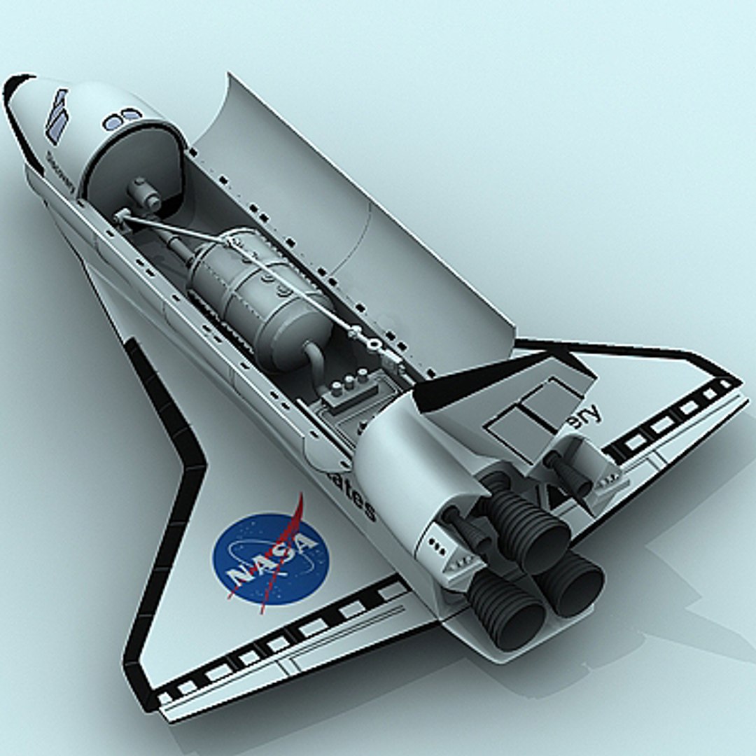 Discovery Space Shuttle 3d Model