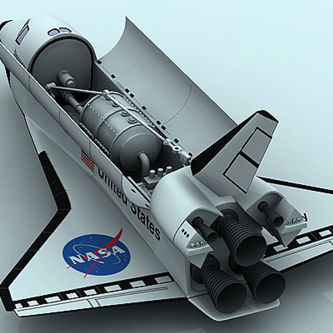 Discovery Space Shuttle 3d Model