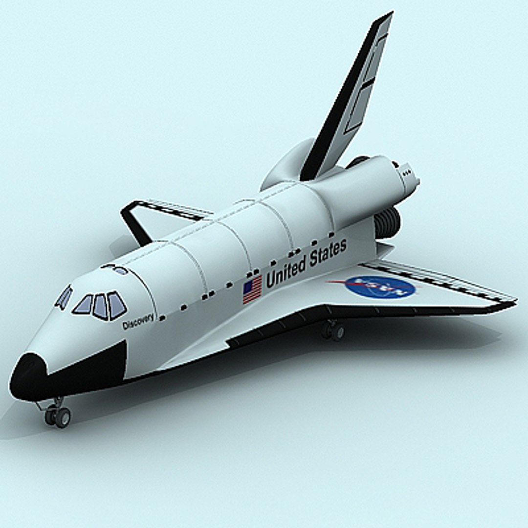 Discovery Space Shuttle 3d Model