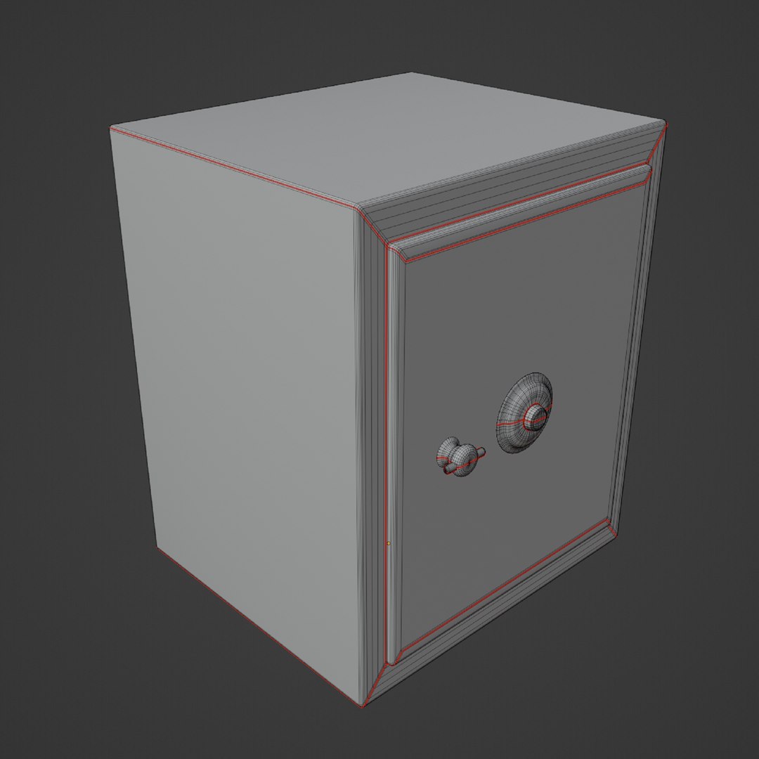 3D Steel Safe 01 Model - TurboSquid 2295702
