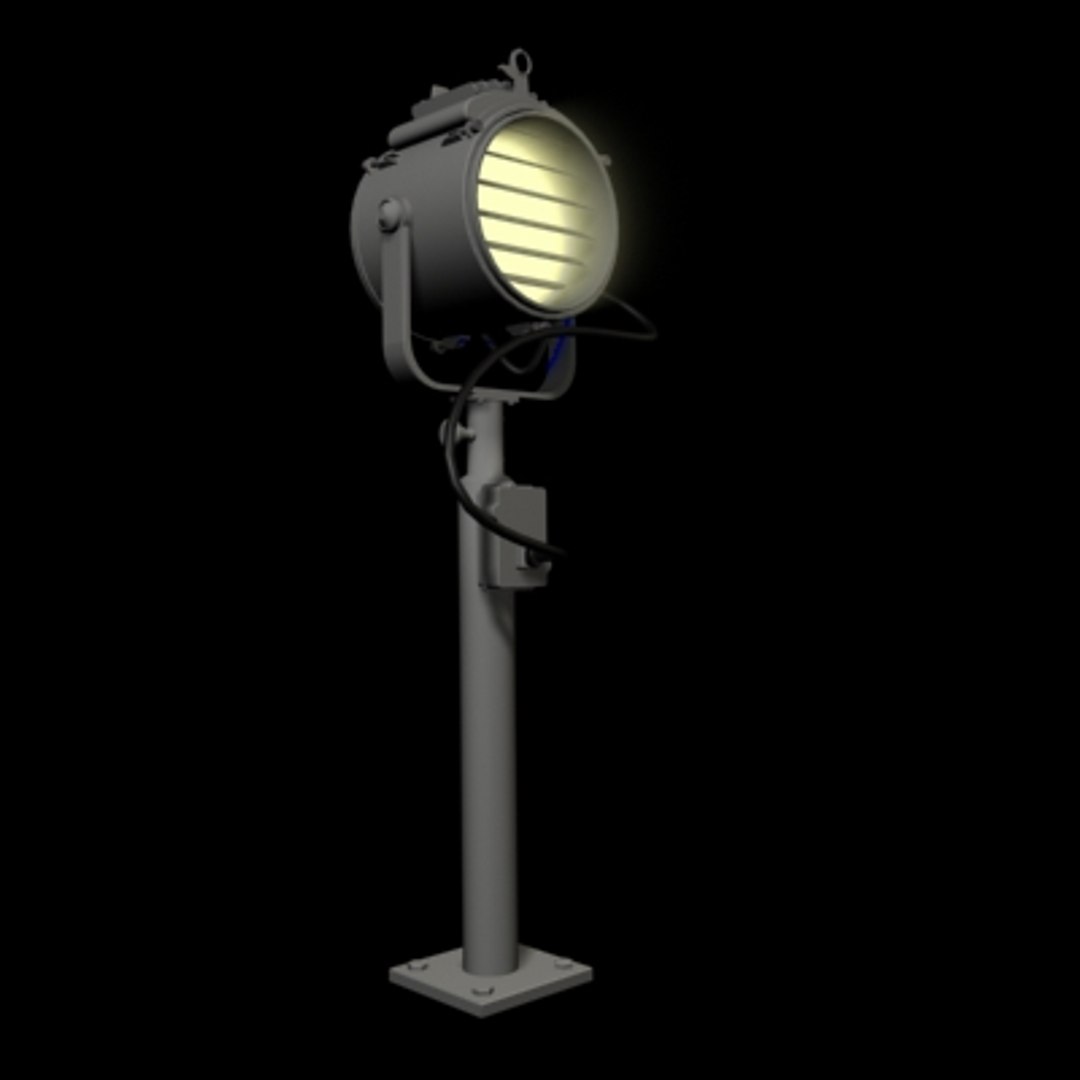 3d Model Of Signal Lamp