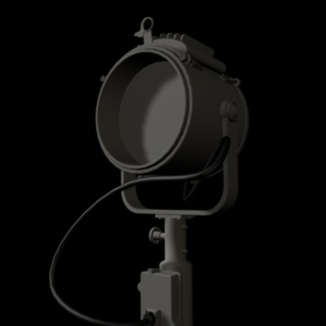 3d Model Of Signal Lamp