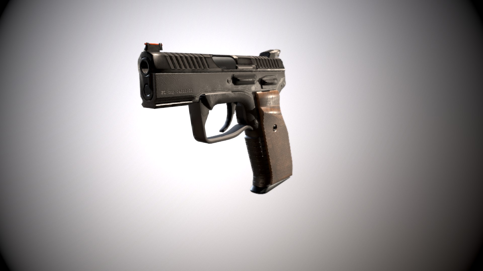 Gun Pistol Weapon 3D Model - TurboSquid 1673579