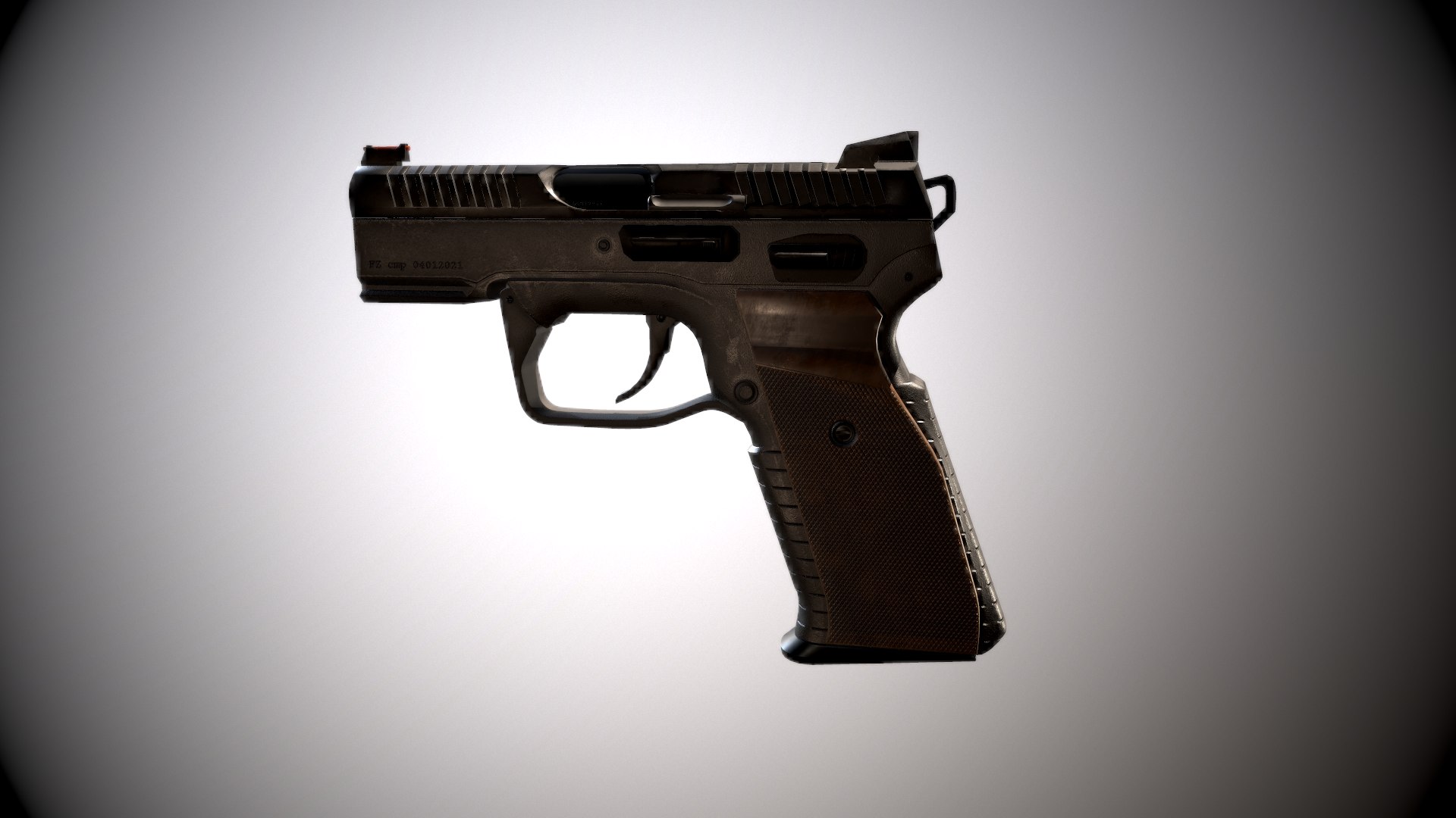 Gun Pistol Weapon 3D Model - TurboSquid 1673579