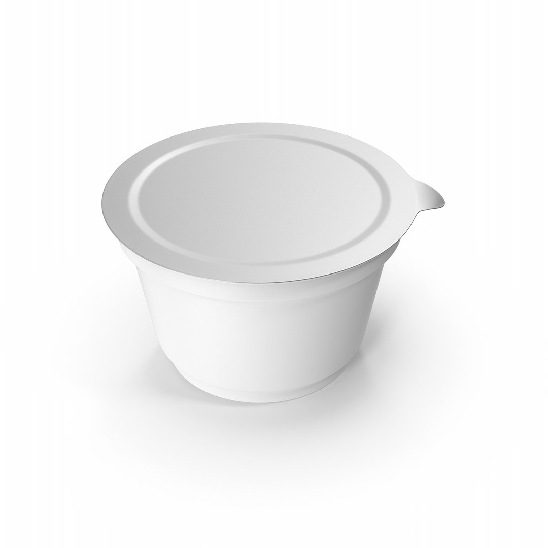 3D Sour Cream Cup - TurboSquid 2121685