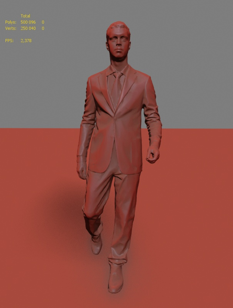 Businessman Human Character 3d Model