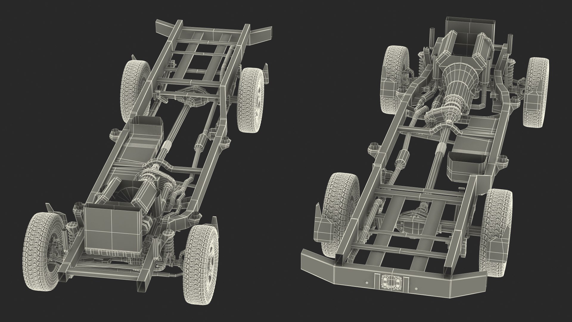 3D Model Offroad Vehicle Chassis - TurboSquid 1801984