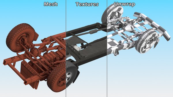 3D model Offroad Vehicle Chassis - TurboSquid 1801984