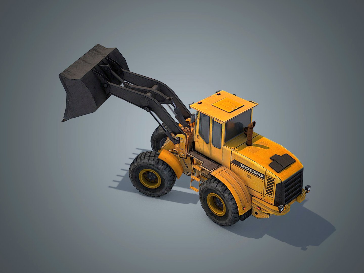 3D Wheel Loader Rigged Industrial - TurboSquid 1426937