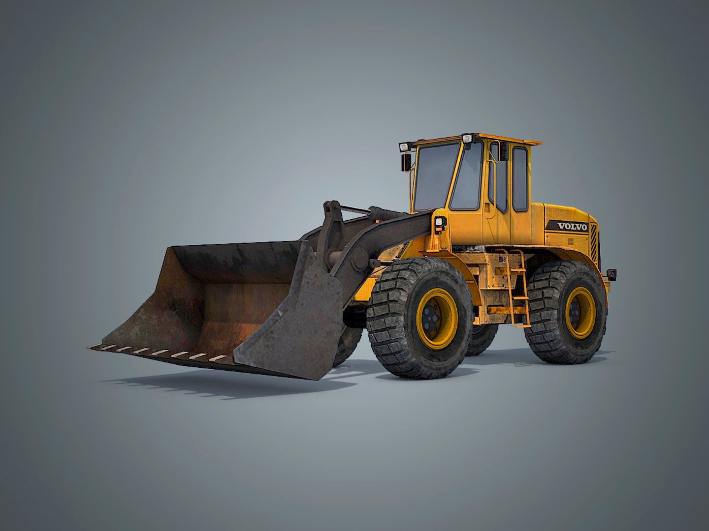 3D Wheel Loader Rigged Industrial - TurboSquid 1426937