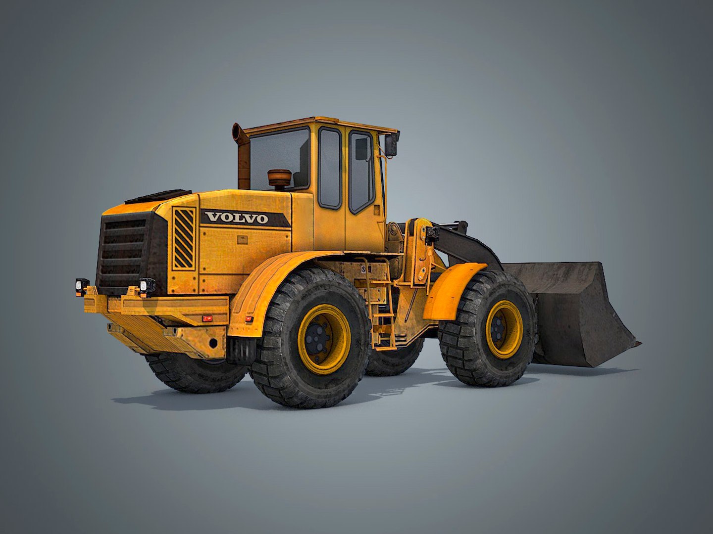 3D Wheel Loader Rigged Industrial - TurboSquid 1426937