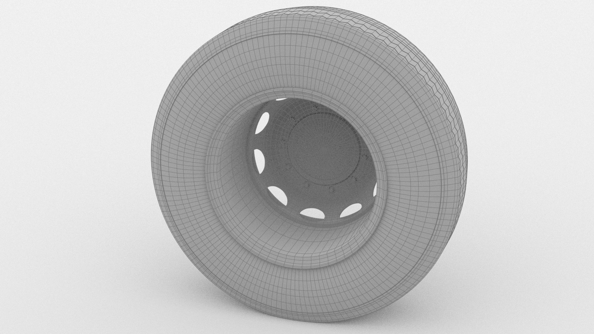 Truck Wheel 3D Model - TurboSquid 1851574