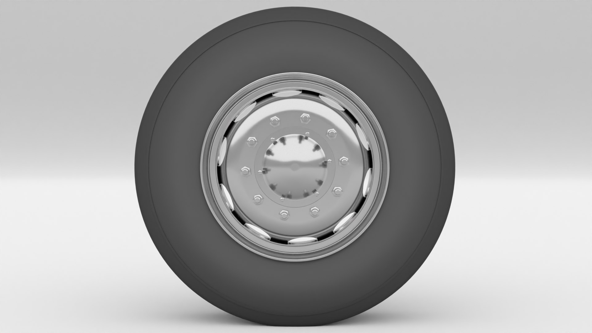 Truck Wheel 3D Model - TurboSquid 1851574